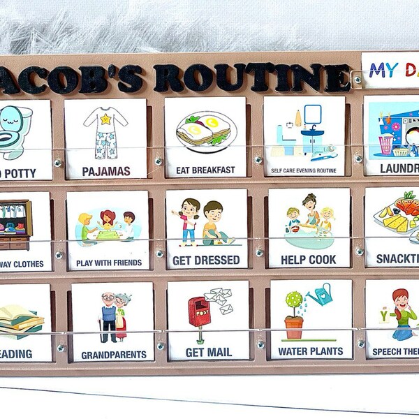 Montessori Chore Chart - Etsy