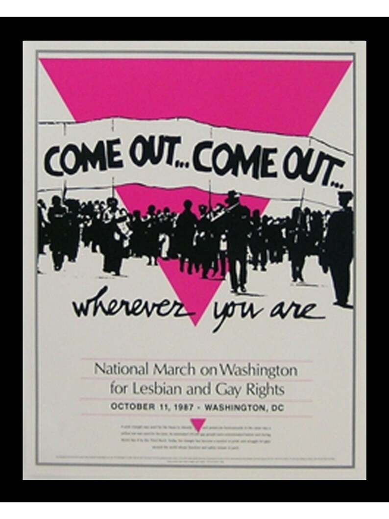 Vintage (new) Poster-come Out...come Out Wherever You Are//lgbtq ...