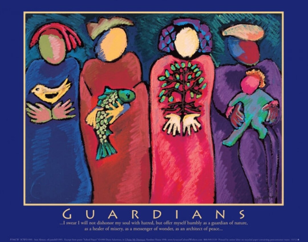 Note Card, Guardians//peace//art and Activism - Etsy