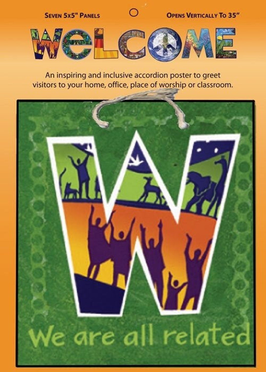 Accordion Poster - Welcome//wall Decoration, Inspirational Message ...