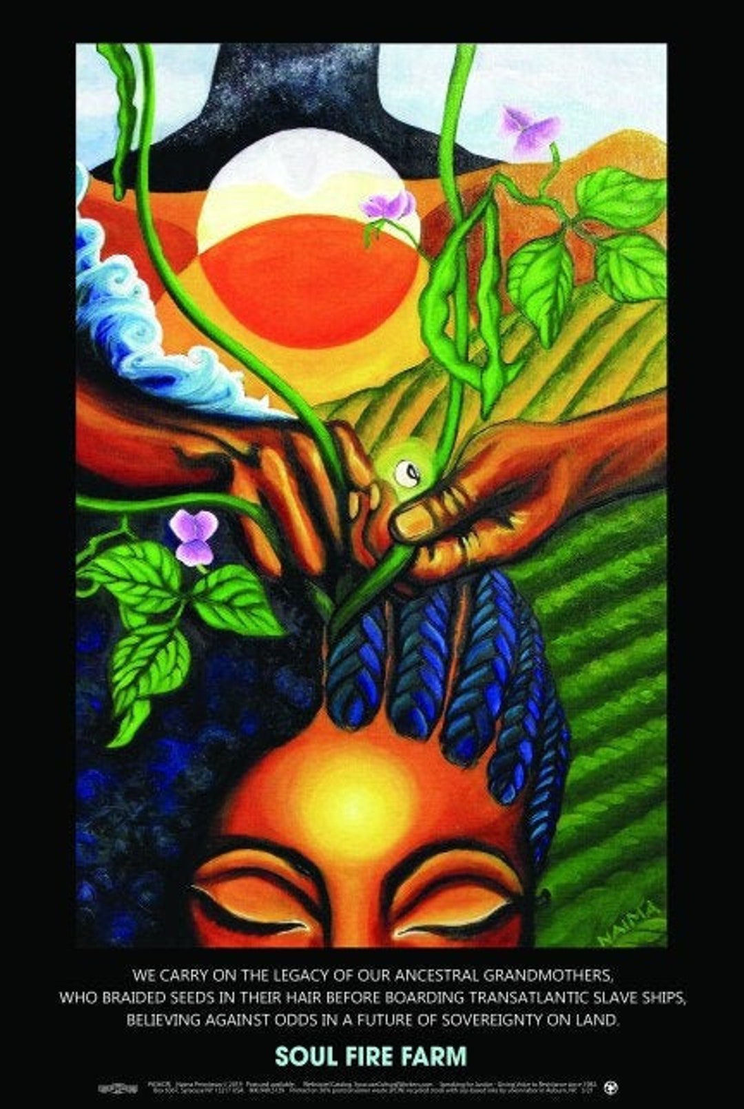 Poster - Foresight - Soul Fire Farm//african American Black Art//social ...