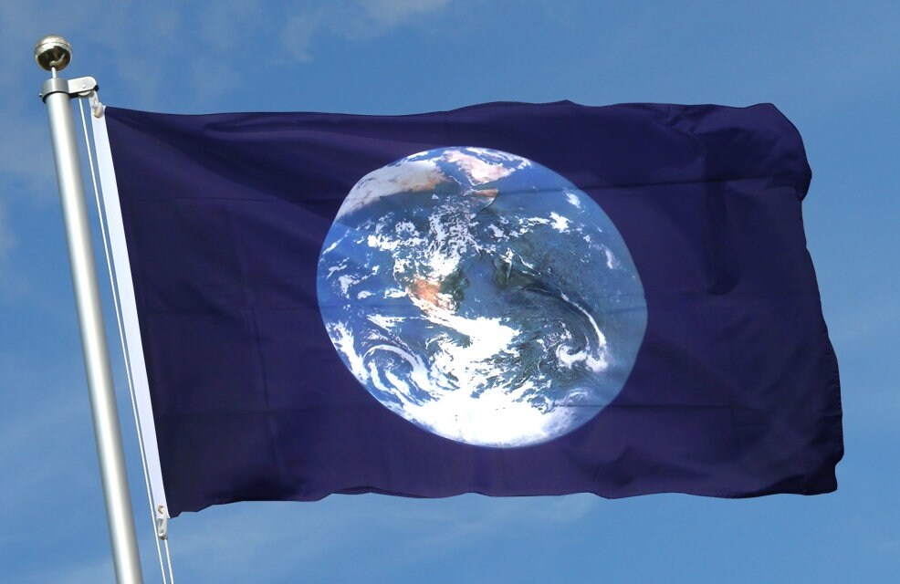Psychedelic Earth Flag
