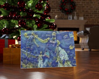 Lebron James Dwayne Wade Wall Art - Etsy