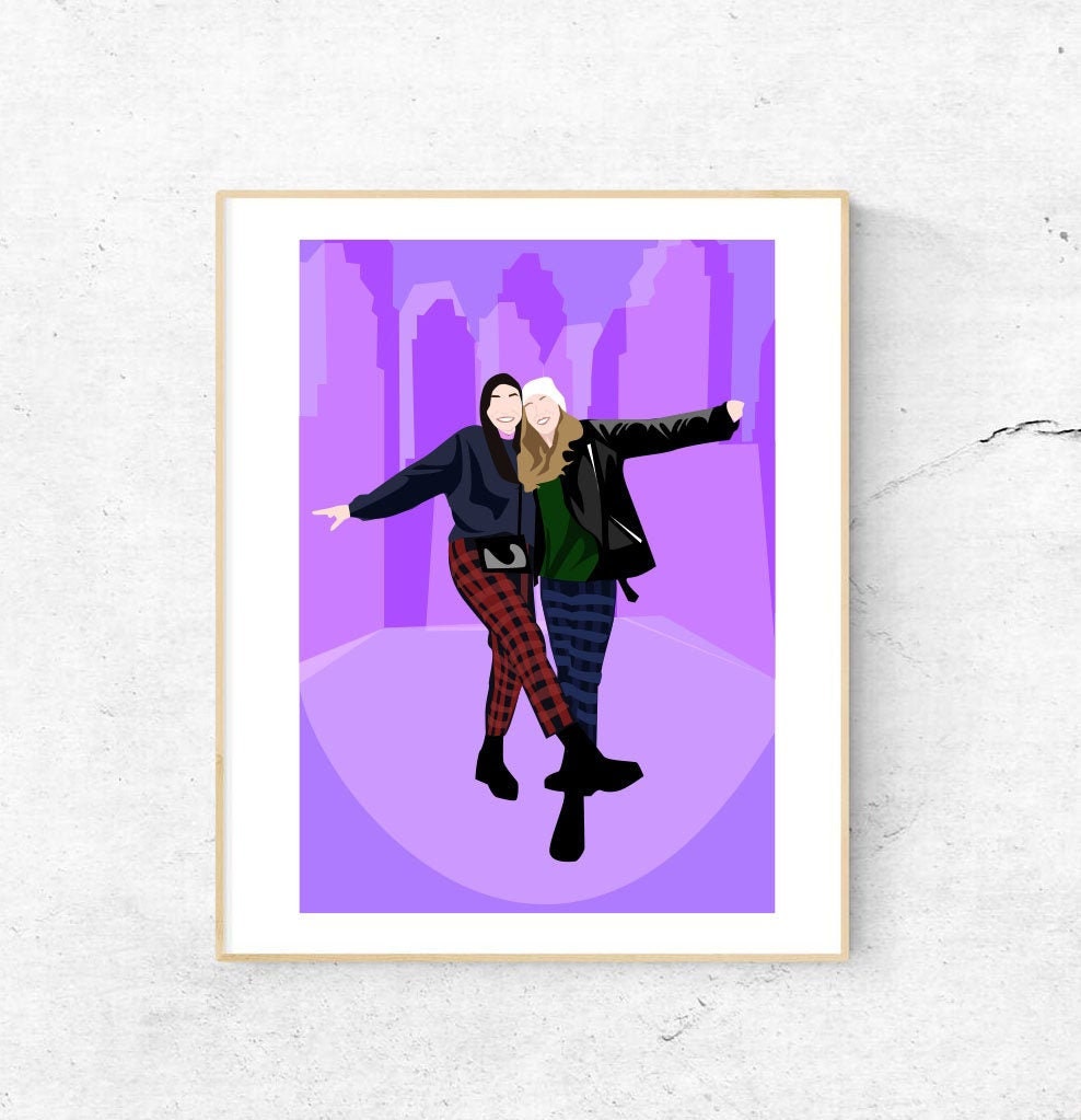 Custom Friend Print/best Friend Print/custom Best Friend - Etsy Australia