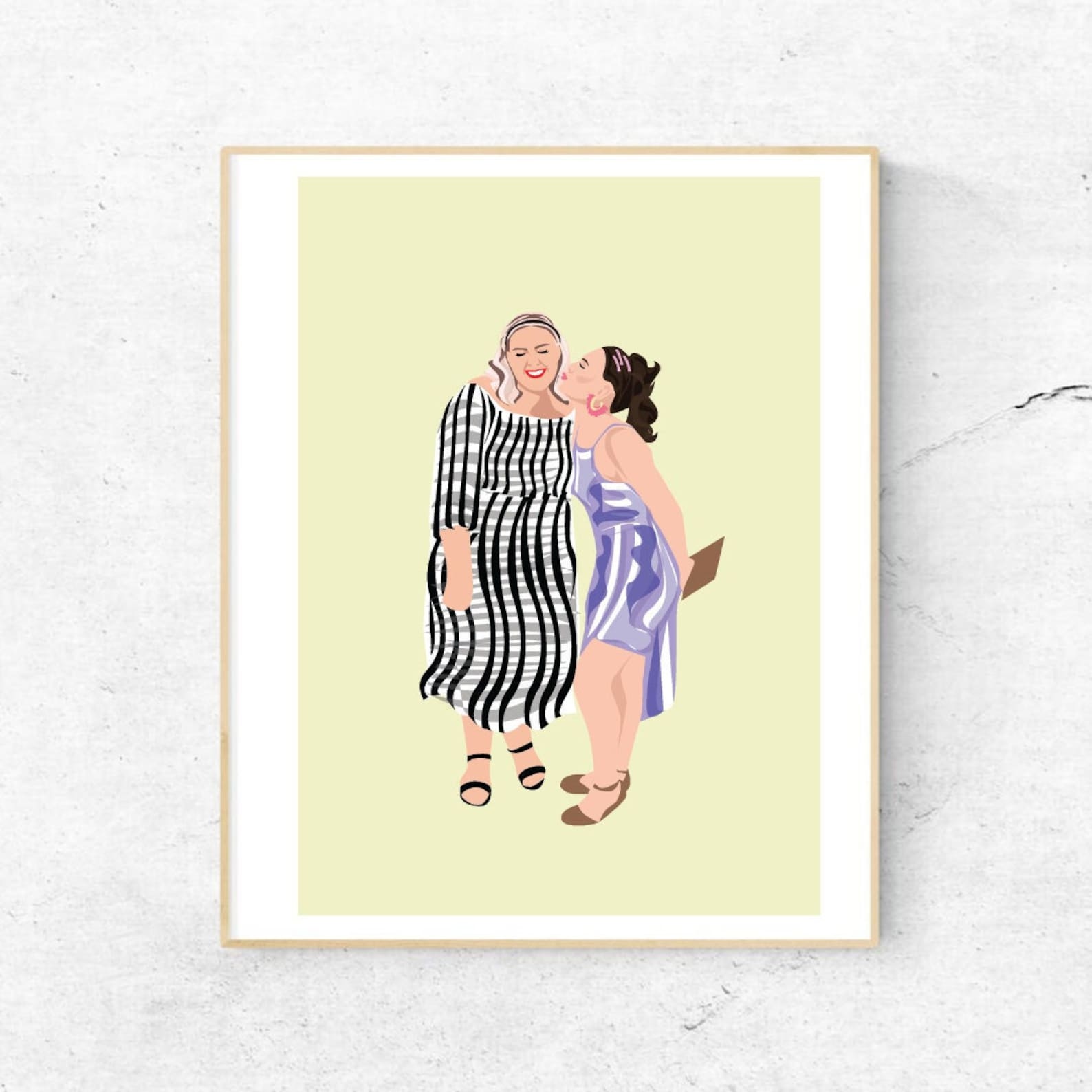 Custom Friend Print/best Friend Print/custom Best Friend Print/best ...