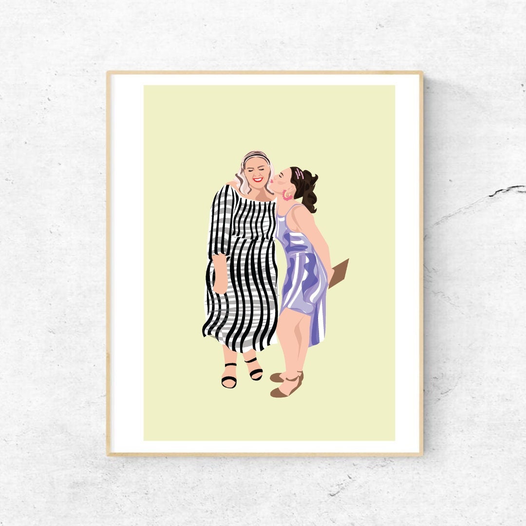 Custom Friend Print/best Friend Print/custom Best Friend Print/best ...