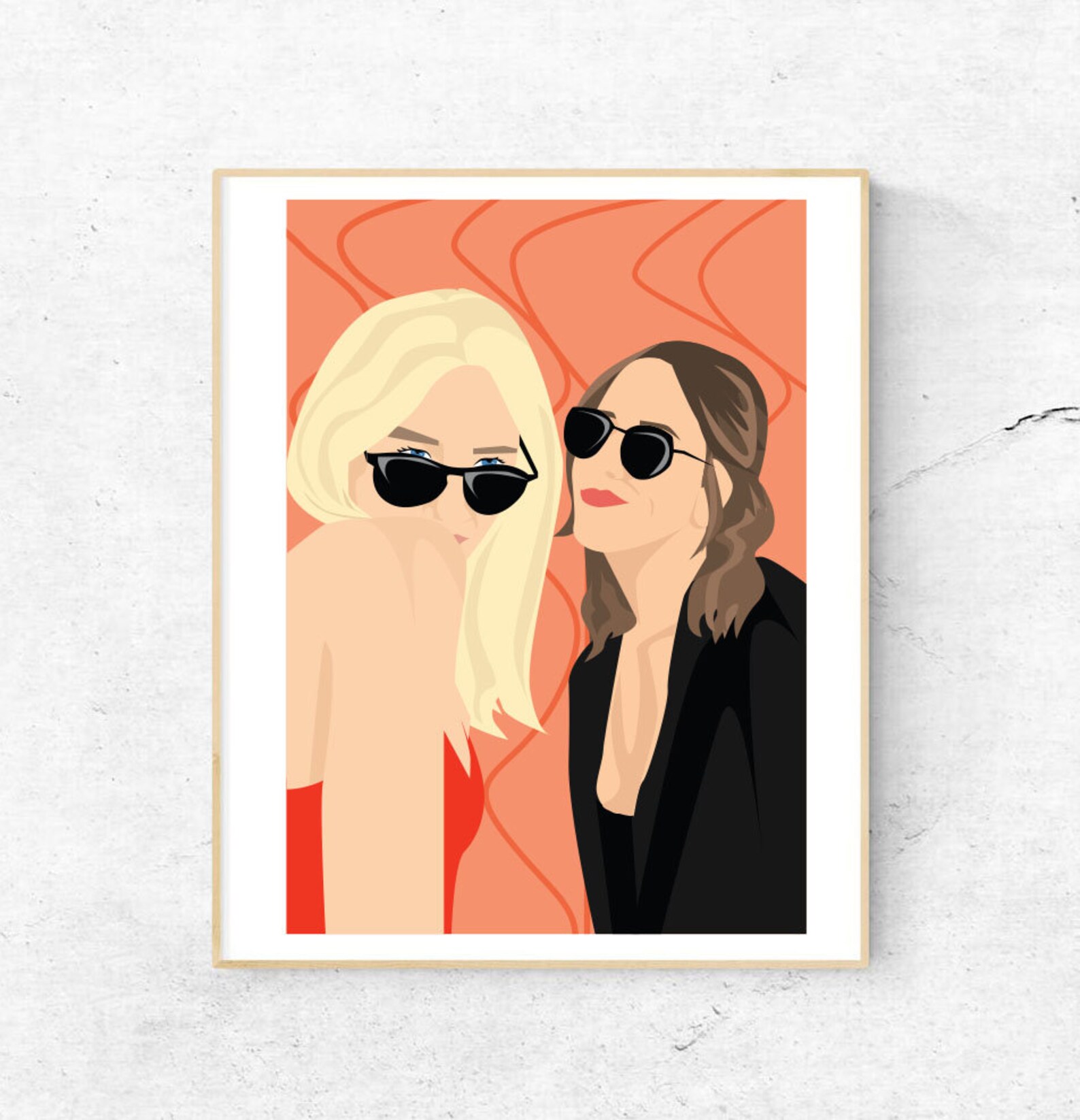 Custom Friend Print/best Friend Print/custom Best Friend | Etsy Australia