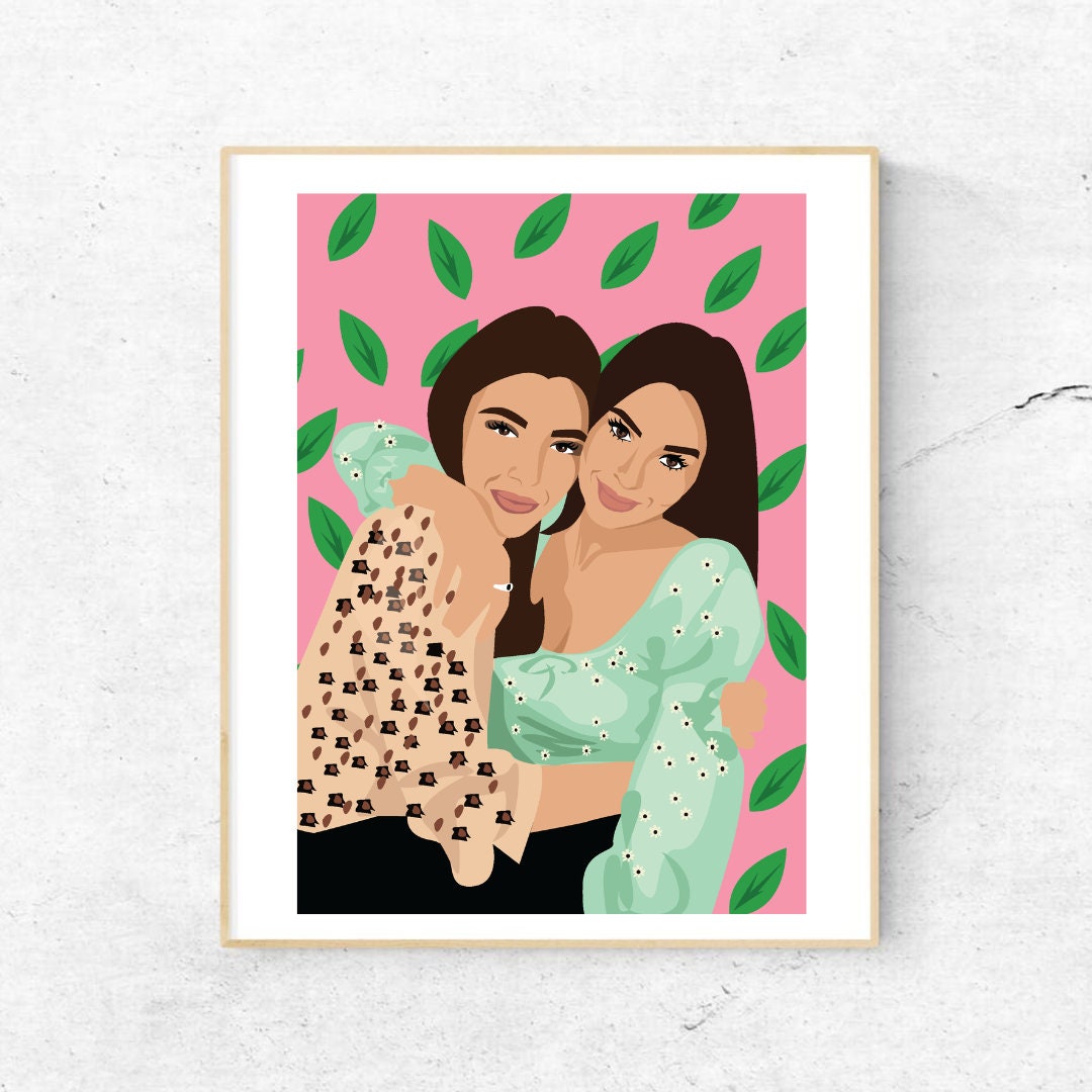 Custom Friend Print/best Friend Print/custom Best Friend Print/best ...