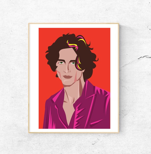 Timothee Chalamet Poster/timothee Chalamet Print/call Me by - Etsy
