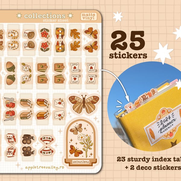 Index Stickers - Etsy