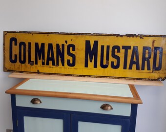 Large Enamel Sign - Etsy UK