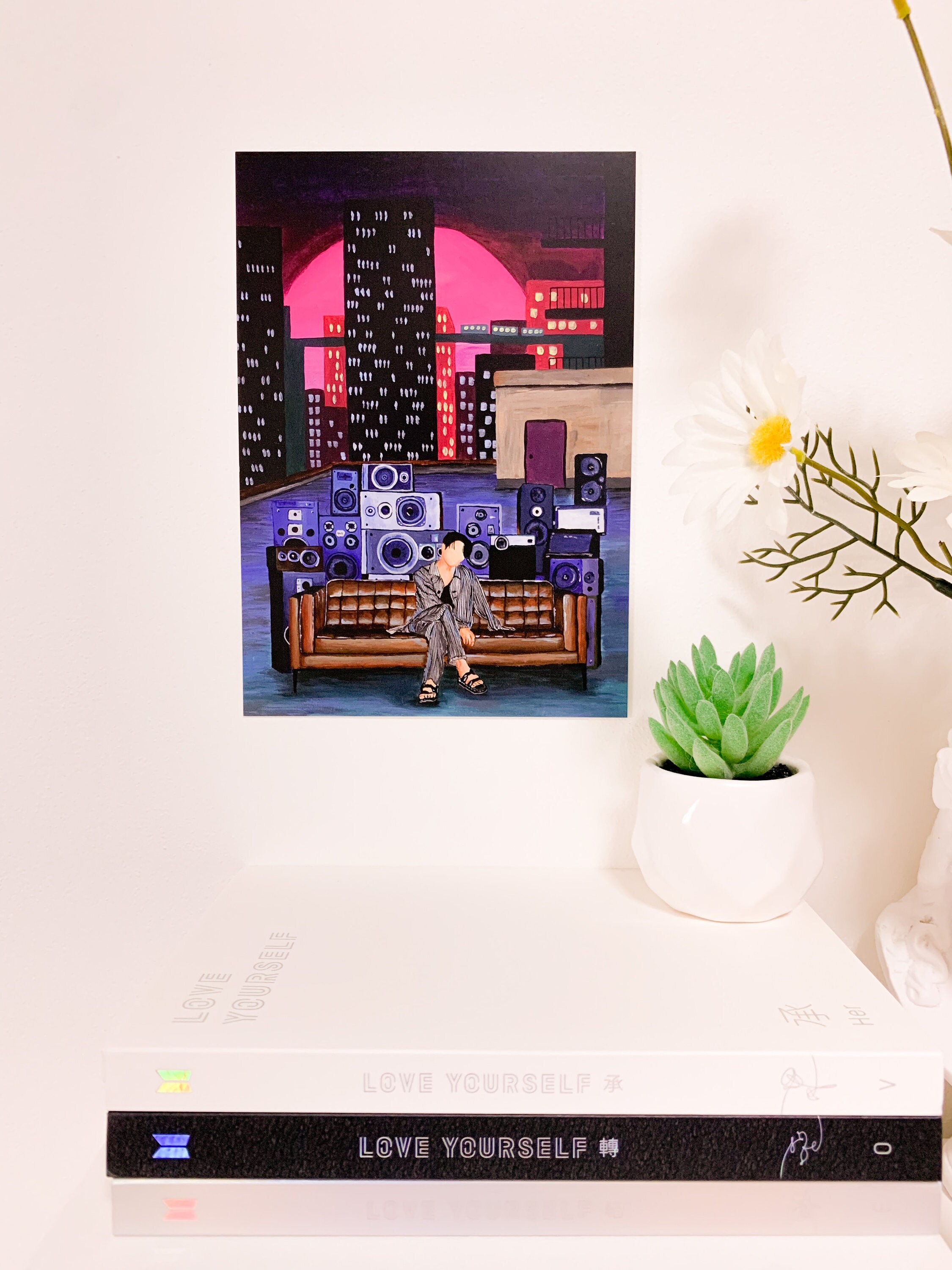 BTS BE Concept Room Jungkook Art Print / Jungkook Fanart / BTS Fanart ...