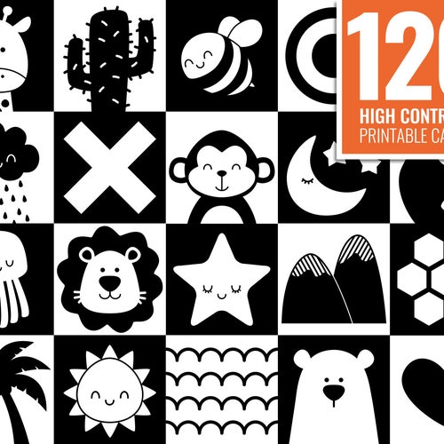 Digital Drawing & Illustration Infant Stimulation PRINTABLE High ...