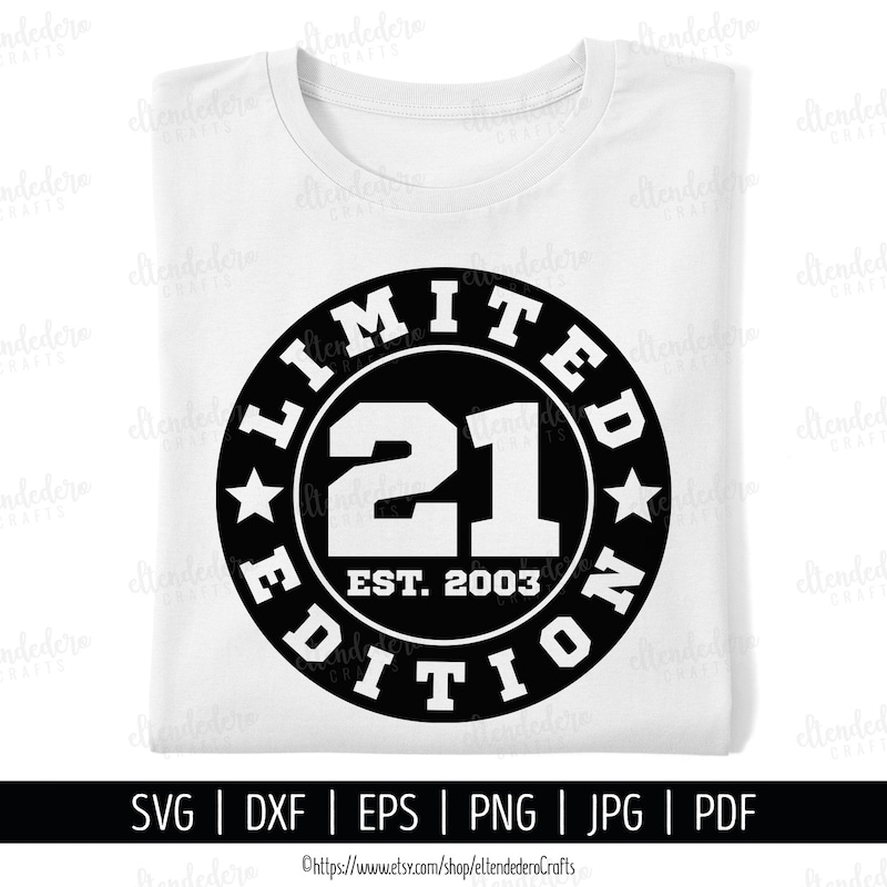 21st Birthday Svg - Etsy