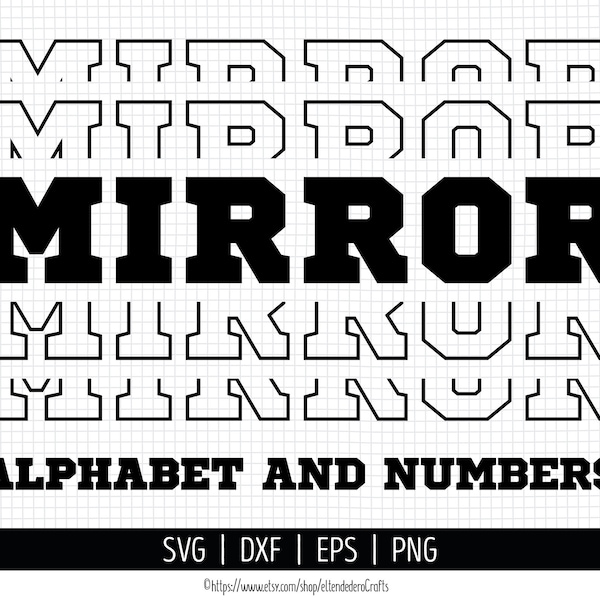 Mirror Letters - Etsy