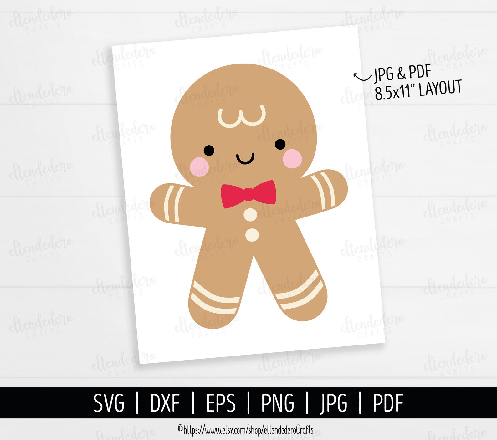 Gingerbread Girl SVG. Kids Christmas Gingerbread Boy Clipart PNG ...