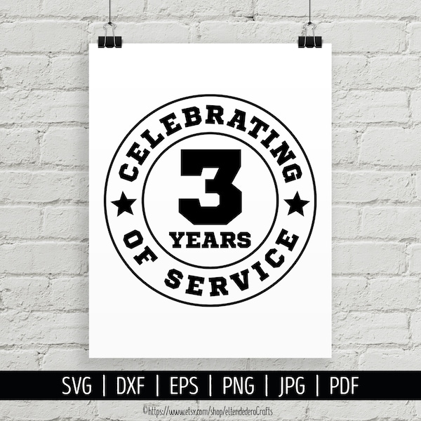 Work Anniversary Certificate - Etsy