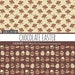 Easter Digital Paper Package. Chocolate Easter Bunny Seamless Patterns ...