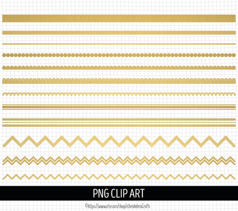 Gold Dividers PNG Clipart. Golden Line Dividers PNG Chevron - Etsy