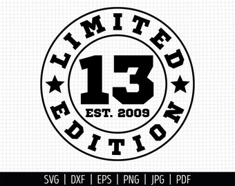 Limited Edition Svg | Etsy
