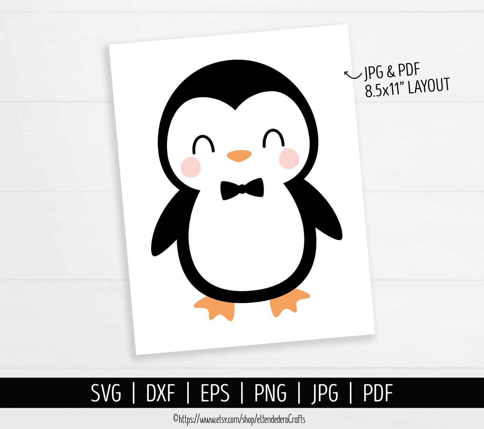 Penguin SVG. Baby Girl and Boy Penguins PNG Clipart. Kids | Etsy