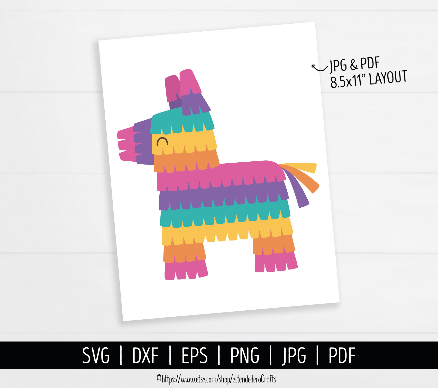 SVG Piñata Mejicana. Archivos Corte Fiesta Cinco de Mayo. - Etsy México