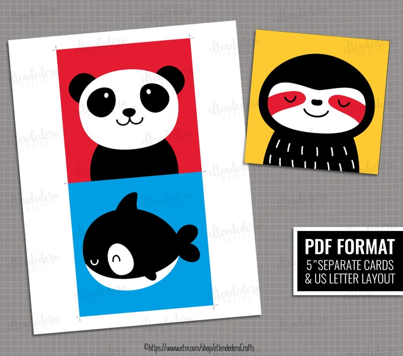PRINTABLE High Contrast Baby Cards. Monochrome Sensory Flash Cards ...