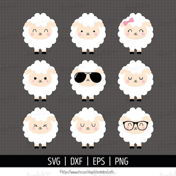 Baby Sheep Svg - Etsy