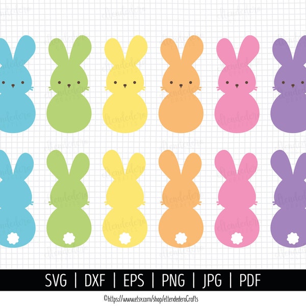 Bunny Rabbit Butt Svg - Etsy