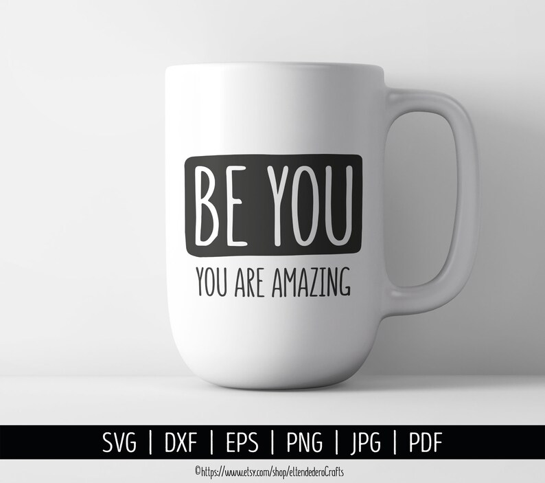 Be You SVG. Inspirational Quotes Cut Files. Love Phrases Wall | Etsy