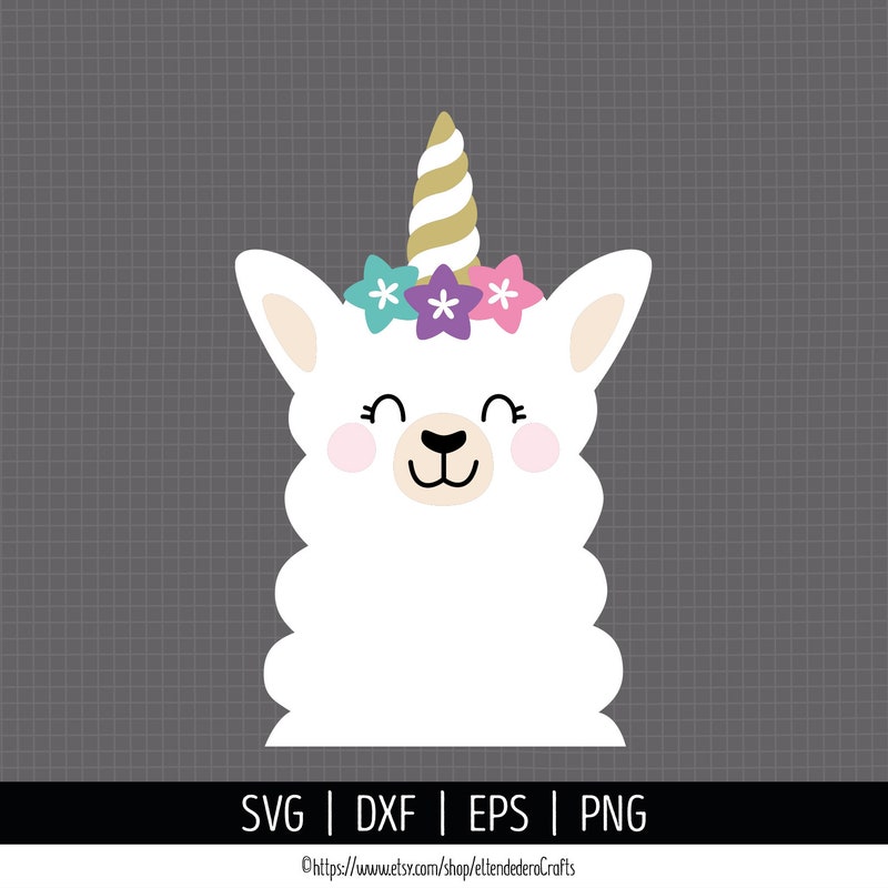 Unicorn Llama - Etsy