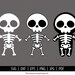 Skeleton SVG. Kids Halloween Skeleton Bundle Clipart. Baby Cute Skull ...