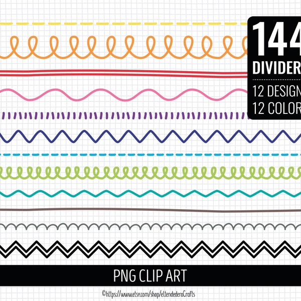 Doodle Dividers - Etsy