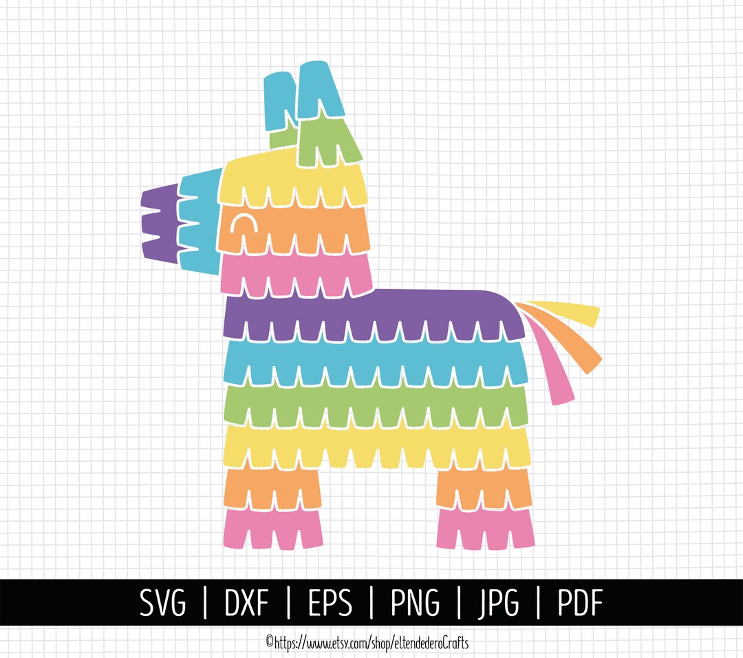 Pinata SVG. Fiesta Cinco De Mayo SVG. Kids Mexican Party PNG Clipart ...