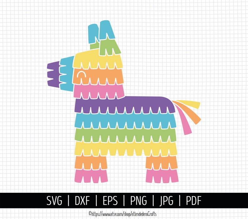 Pinata SVG. Fiesta Cinco De Mayo SVG. Kids Mexican Party PNG Clipart ...