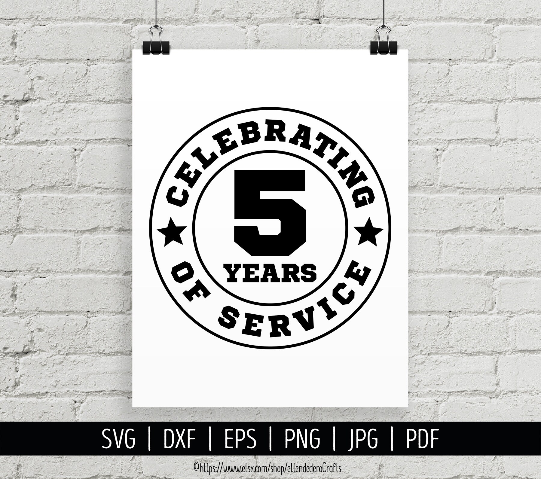 5 Years Service Award Logo