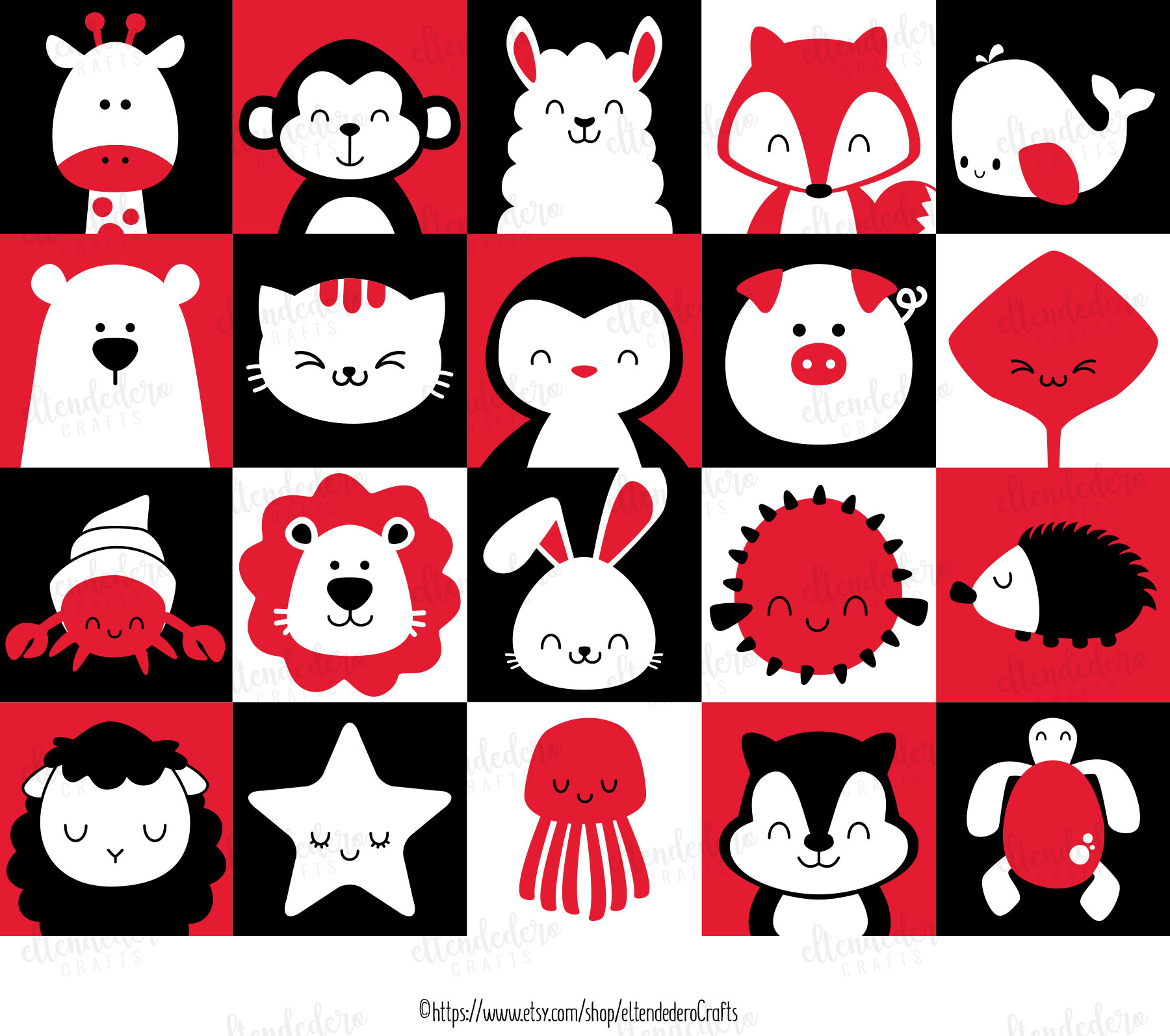 IMPRIMIBLE/ Tarjetas Estimulación Visual Bebé. PDF Tarjetas - Etsy México