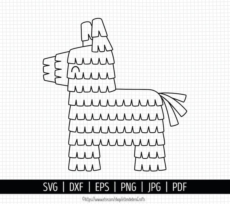 Pinata SVG. Fiesta Cinco De Mayo SVG. Kids Mexican Party PNG Clipart ...