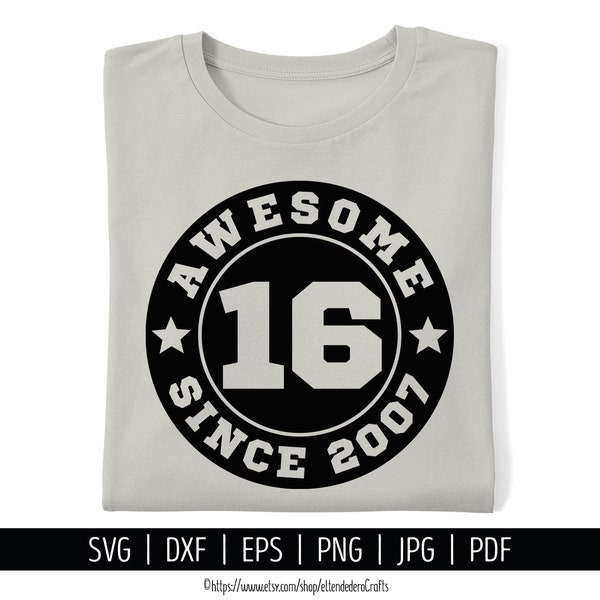 Awesome Since Svg - Etsy