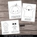 PRINTABLE Halloween Coloring Pages. Toddlers Party Games Birthday Favor ...
