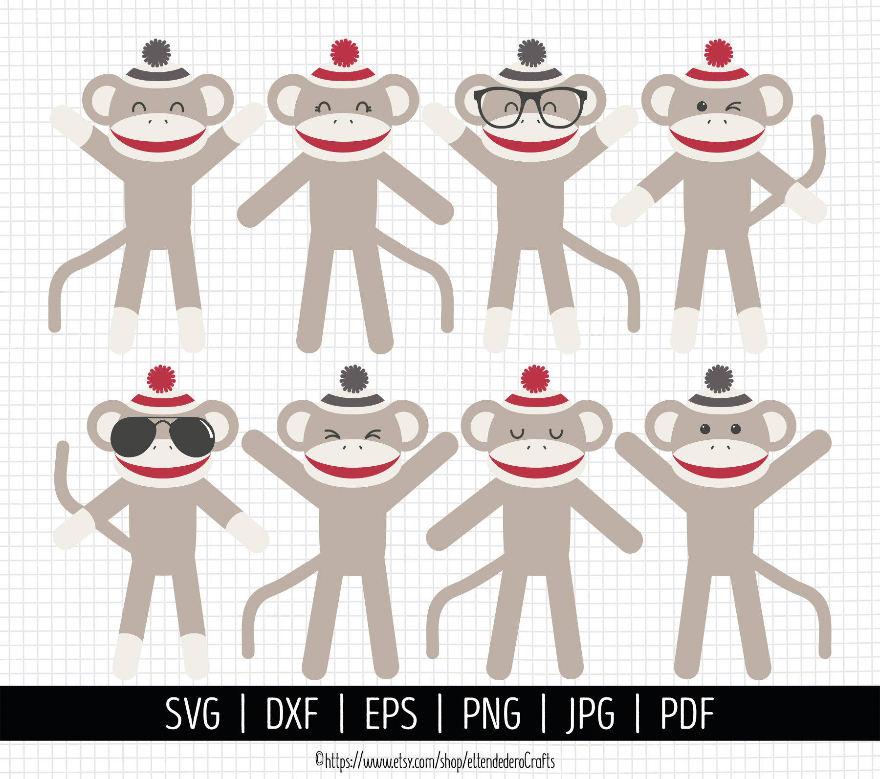 Sock Monkey Clip Art Free