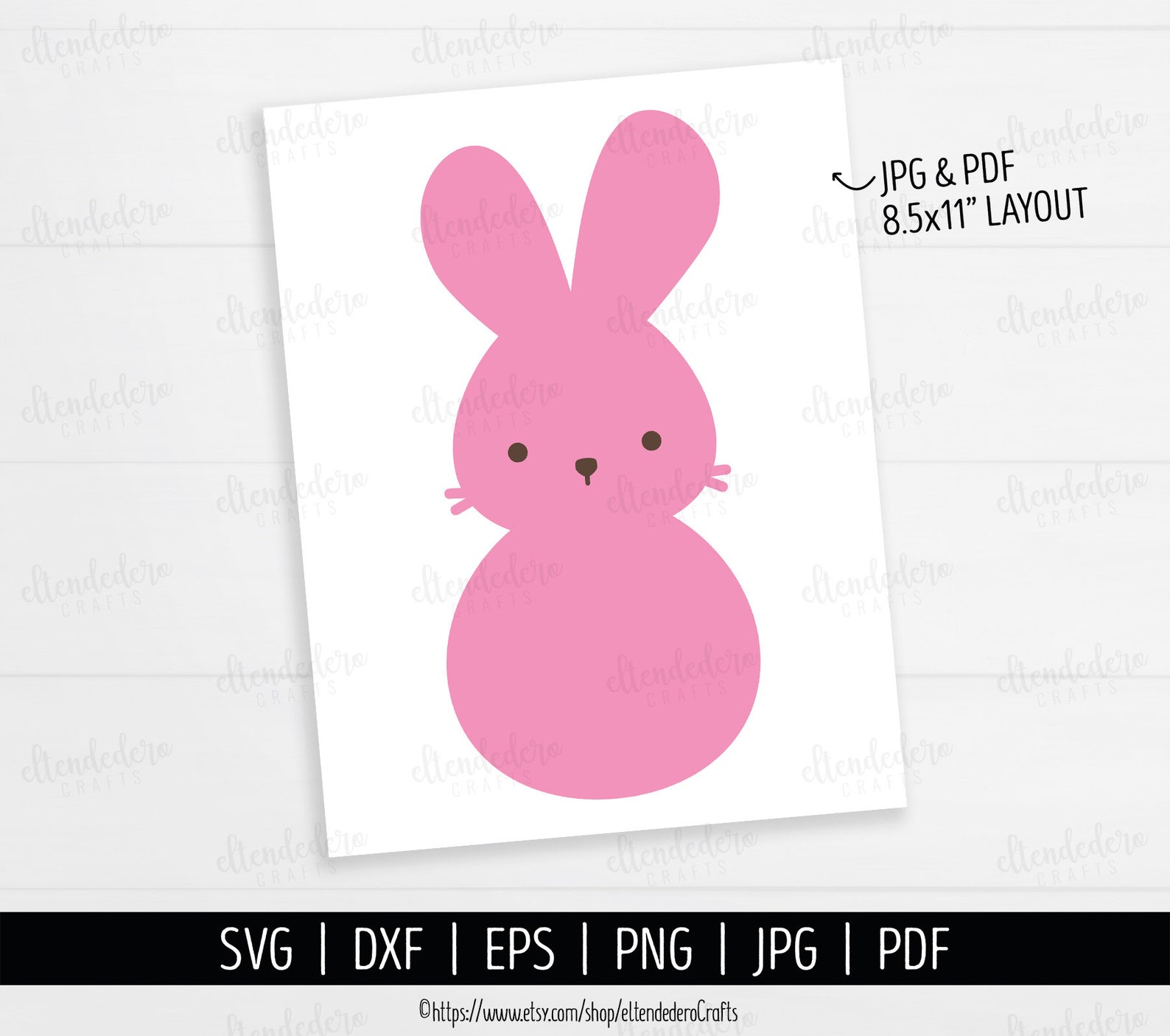Easter Bunny SVG. Cute Bunnies Clipart PNG. Baby Easter Chicks - Etsy