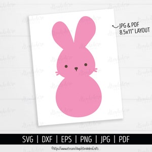 Easter Bunny SVG. Cute Bunnies Clipart PNG. Baby Easter Chicks Cut ...