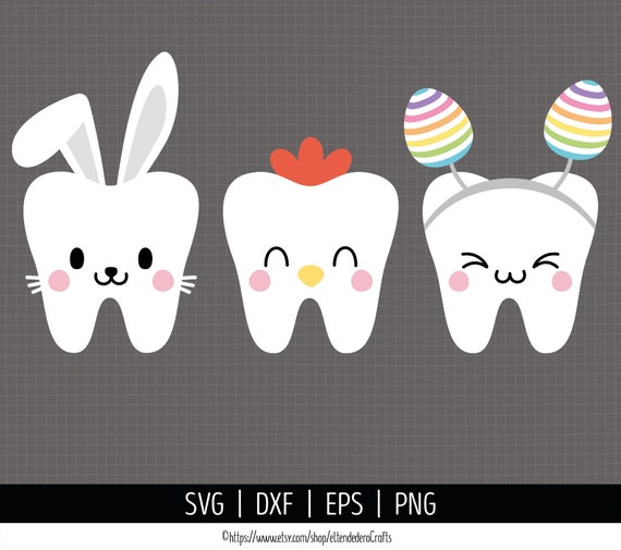 Easter Tooth Fairy SVG. Bunny Tooth Cut Files. Cute Kids | Etsy India
