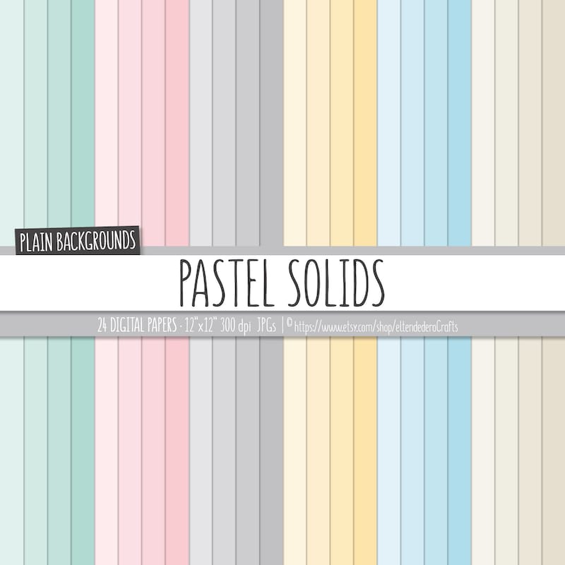 Pastel Colors - Etsy