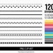 Doodle Dividers PNG Clipart. Colorful Hand Drawn Dividers Bundle ...