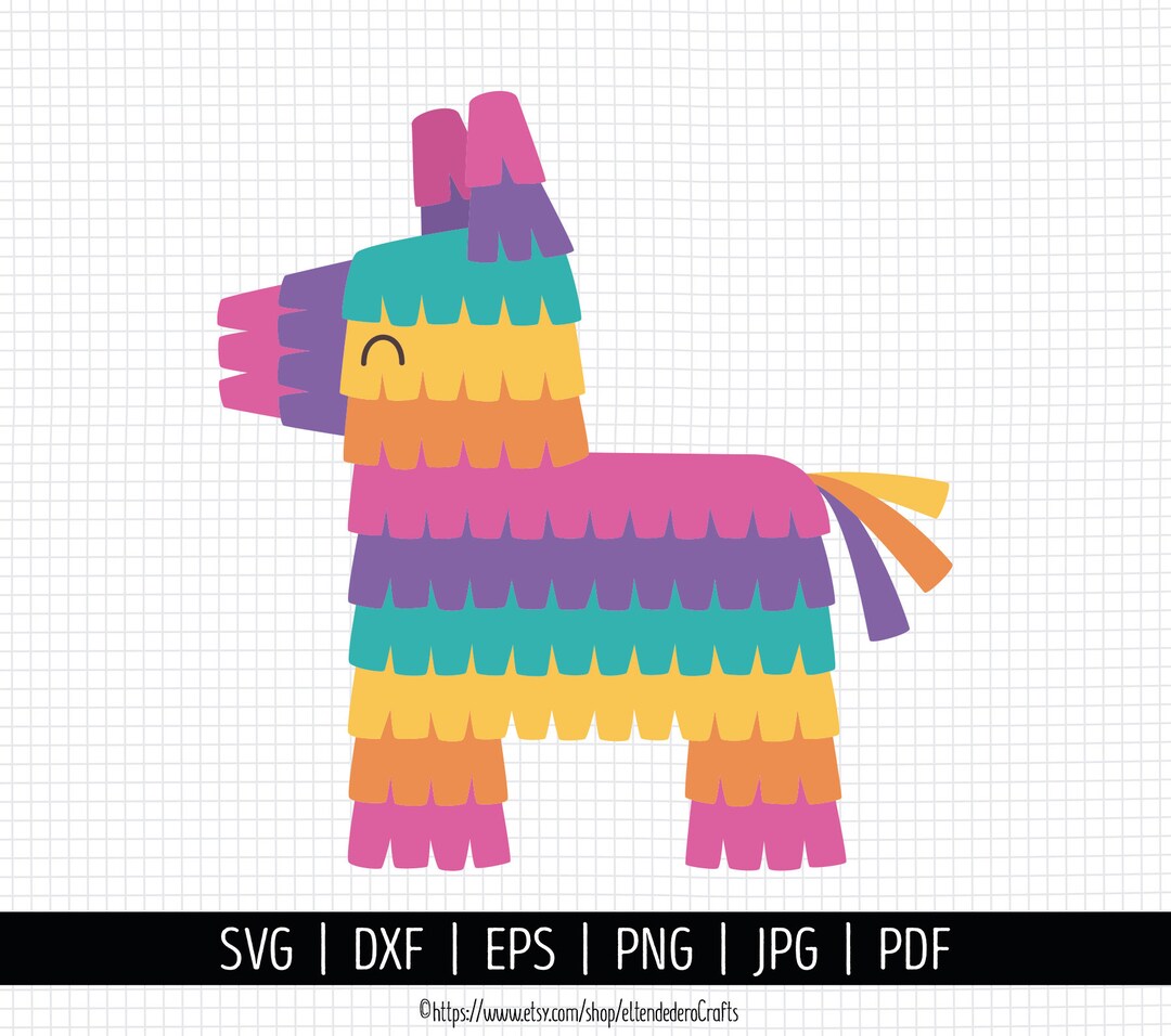 Pinata SVG. Fiesta Cinco De Mayo SVG. Kids Mexican Party PNG Clipart ...