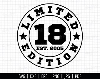Limited 2005 Edition Svg - Etsy