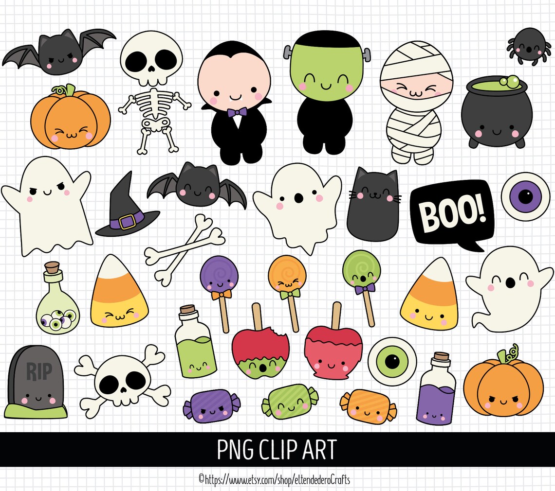 Kids Halloween PNG Clipart. Cute Baby Halloween Bundle. Fun Dracula ...