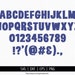 Striped Alphabet SVG. Stripes Pattern Font Clipart. Rainbow Letters and ...